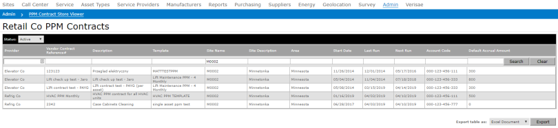 PPM Contract Store Viewer